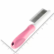 Detangling Pet Comb with Long & Short Stainless Steel Teeth for Removi ...