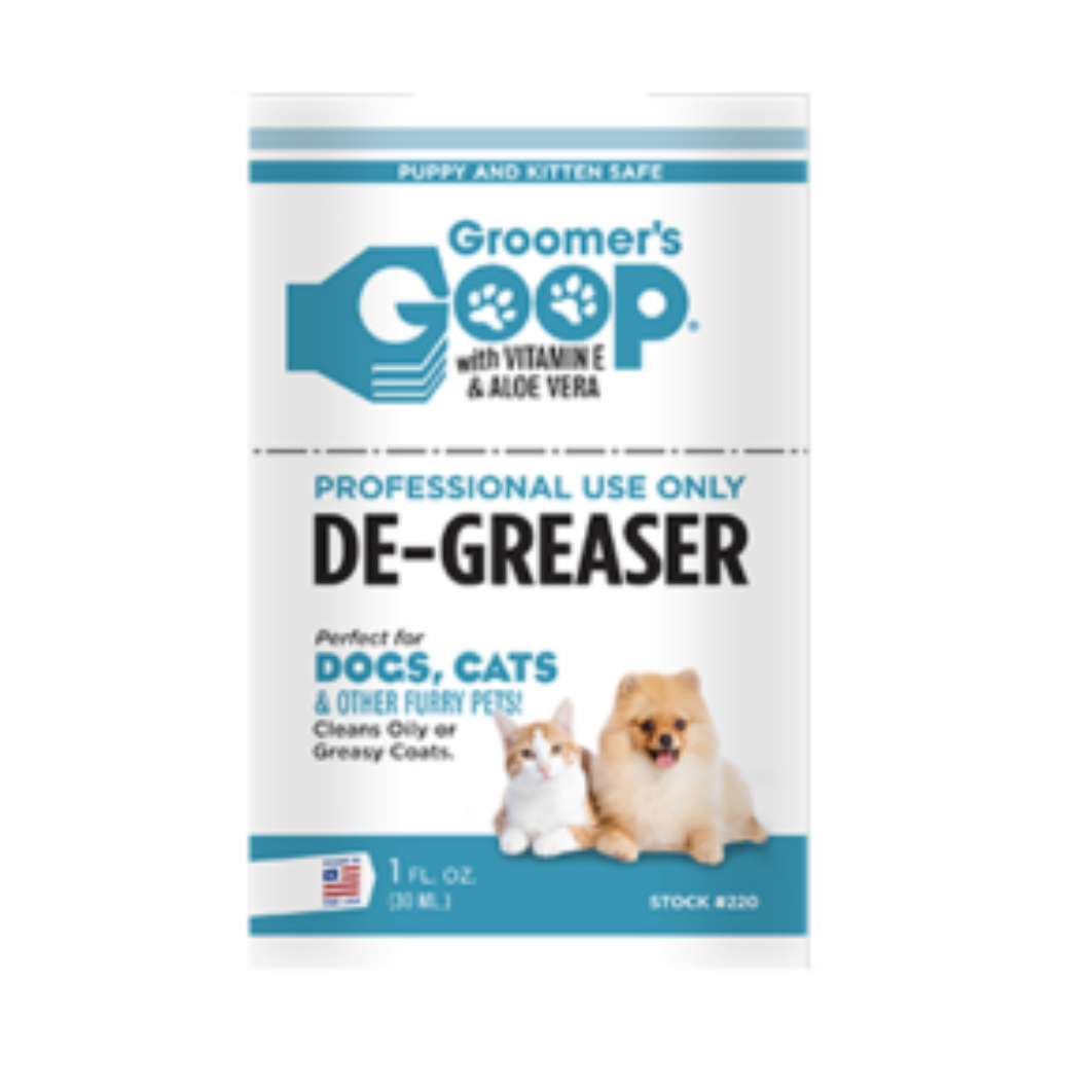 Groomer's Goop De Greaser 1oz packet – The Charleston Cat Groomer